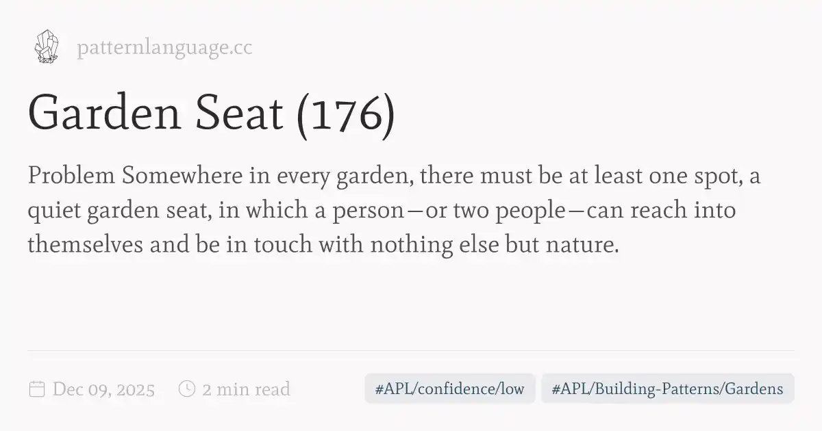 Garden Seat (176)