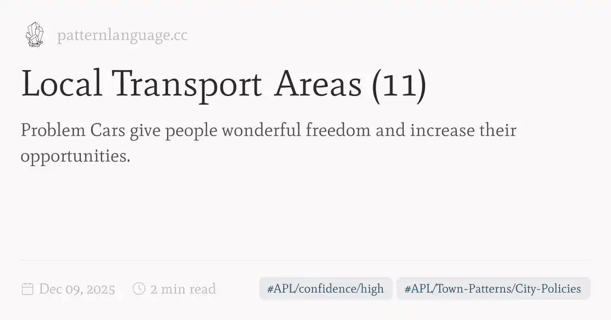 Local Transport Areas (11)